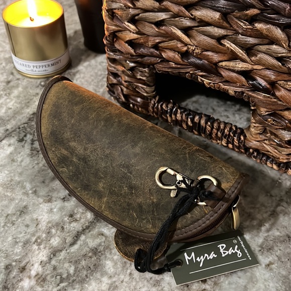 Myra Bag | Accessories | Nwt Myra Bag Sunglasses Case Genuine Leather ...